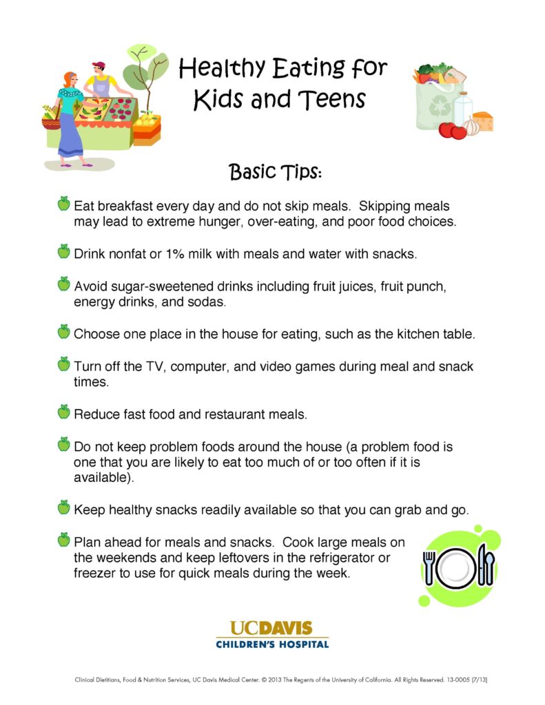 Healthy Eating Tips for Children – Healthy Recommendation